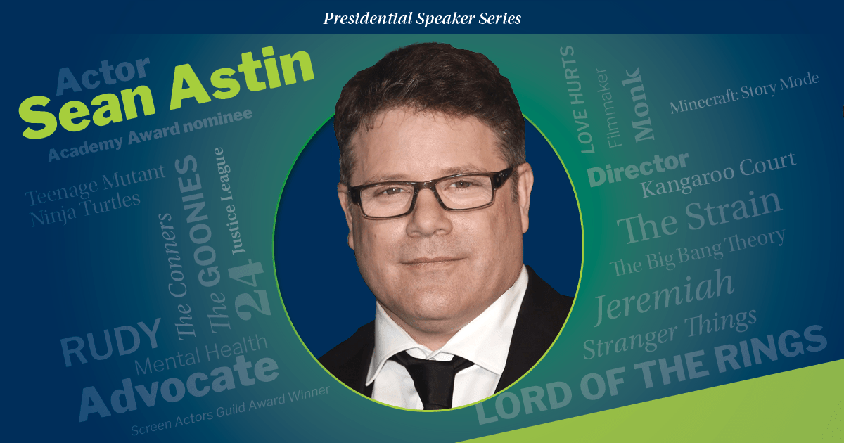 Actor Sean Astin to Headline Endicott’s Presidential Speaker Series ...