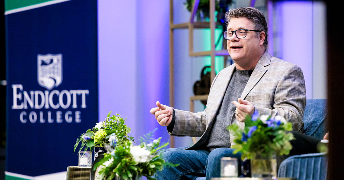 Sean Astin Opens Up About Mental Health at Endicott | Endicott College